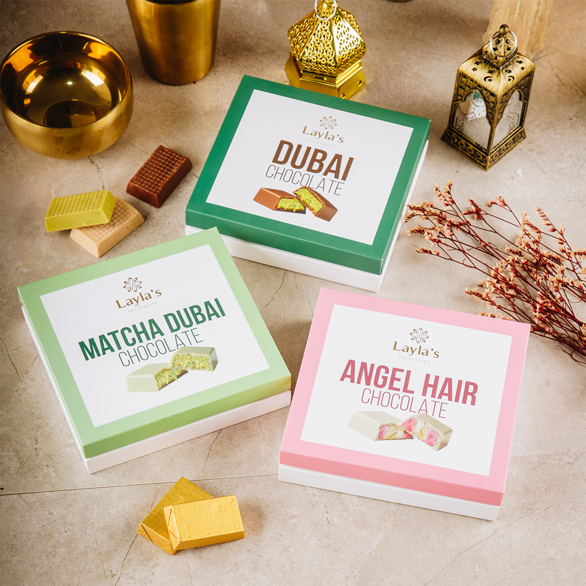 Dubai Chocolate Collection – Layla's Delicacies