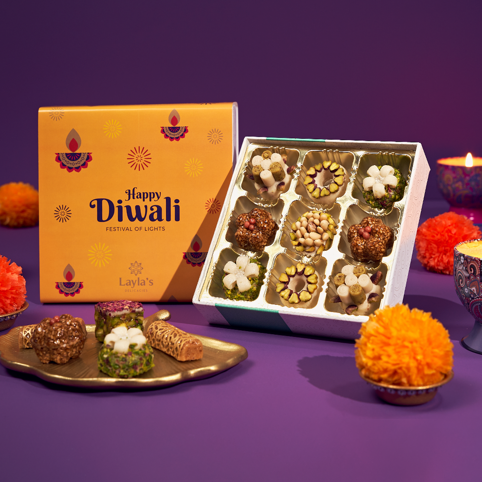 Diwali Gift Box, 9 pc. – Layla's Delicacies
