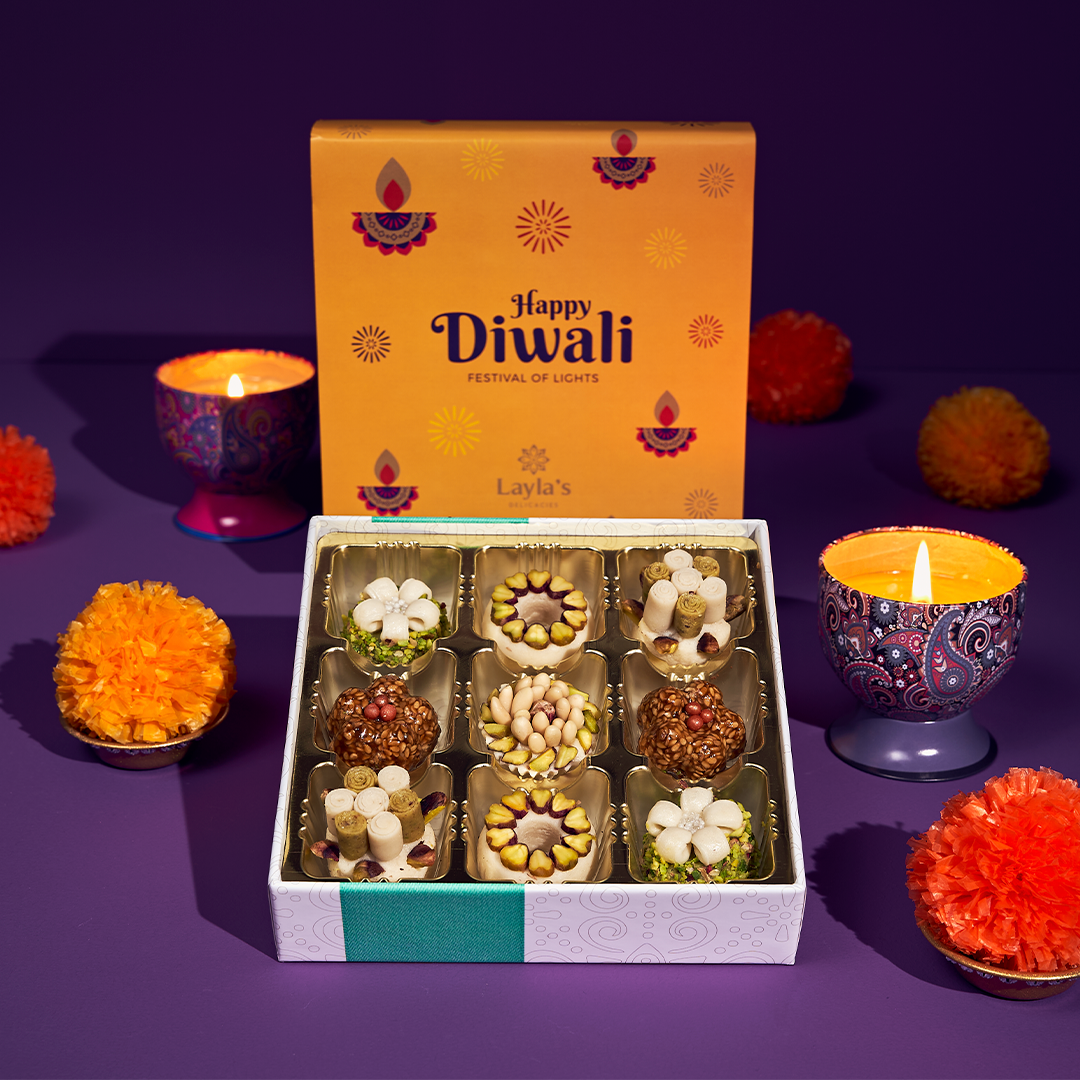 Diwali Gift Box, 9 pc. – Layla's Delicacies