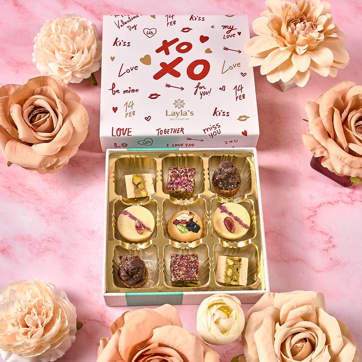 Valentines Gift Box, 9 pc. – Layla's Delicacies