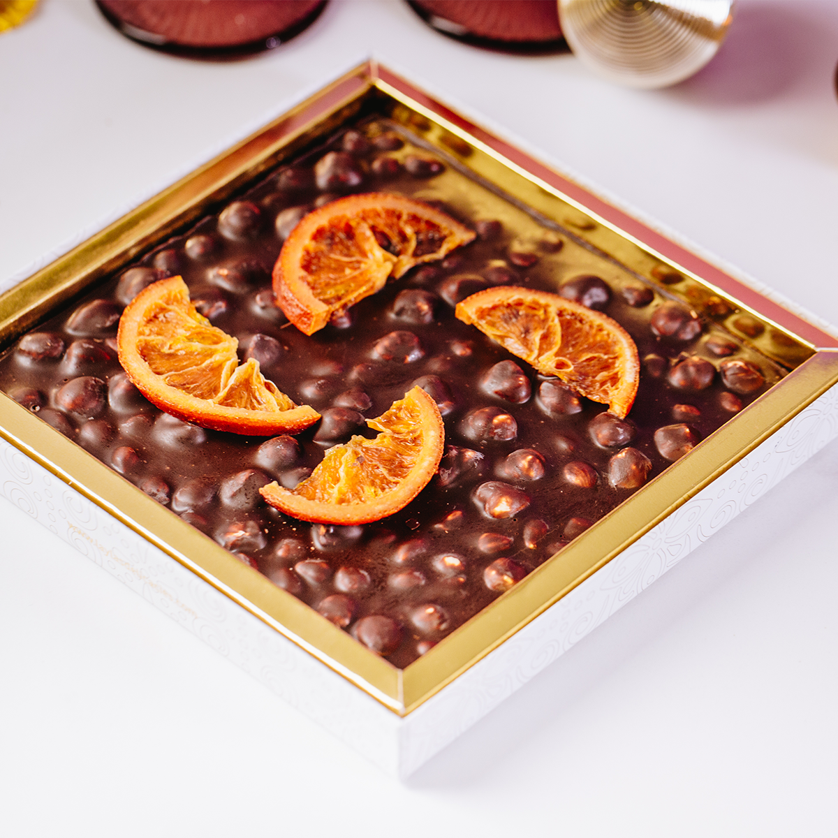 Artisan Hazelnut Orange Dark Chocolate – Layla's Delicacies