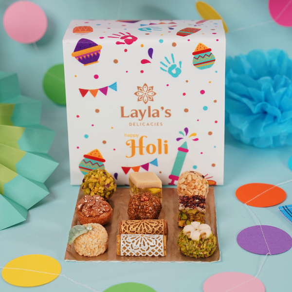 Holi Gift Box, 23 pc. - Layla's Delicacies